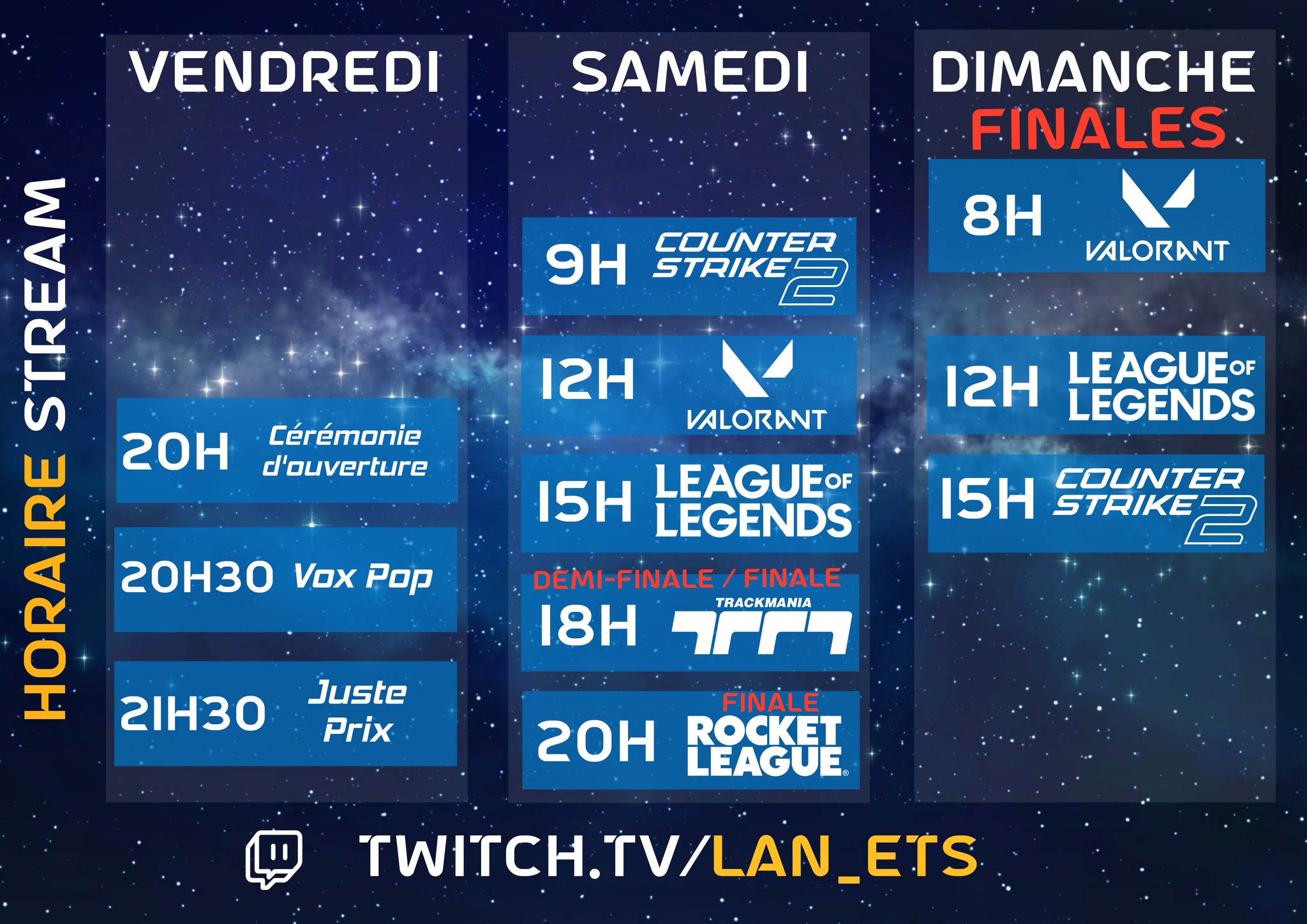 LAN ETS 2025 - Montreal Gaming - Les esports au Québec (Qc).